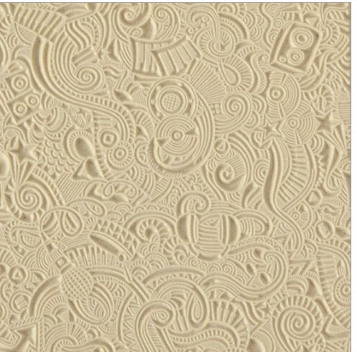 Texture Tile for Clay Texture Rock Around the Clock - Etsy