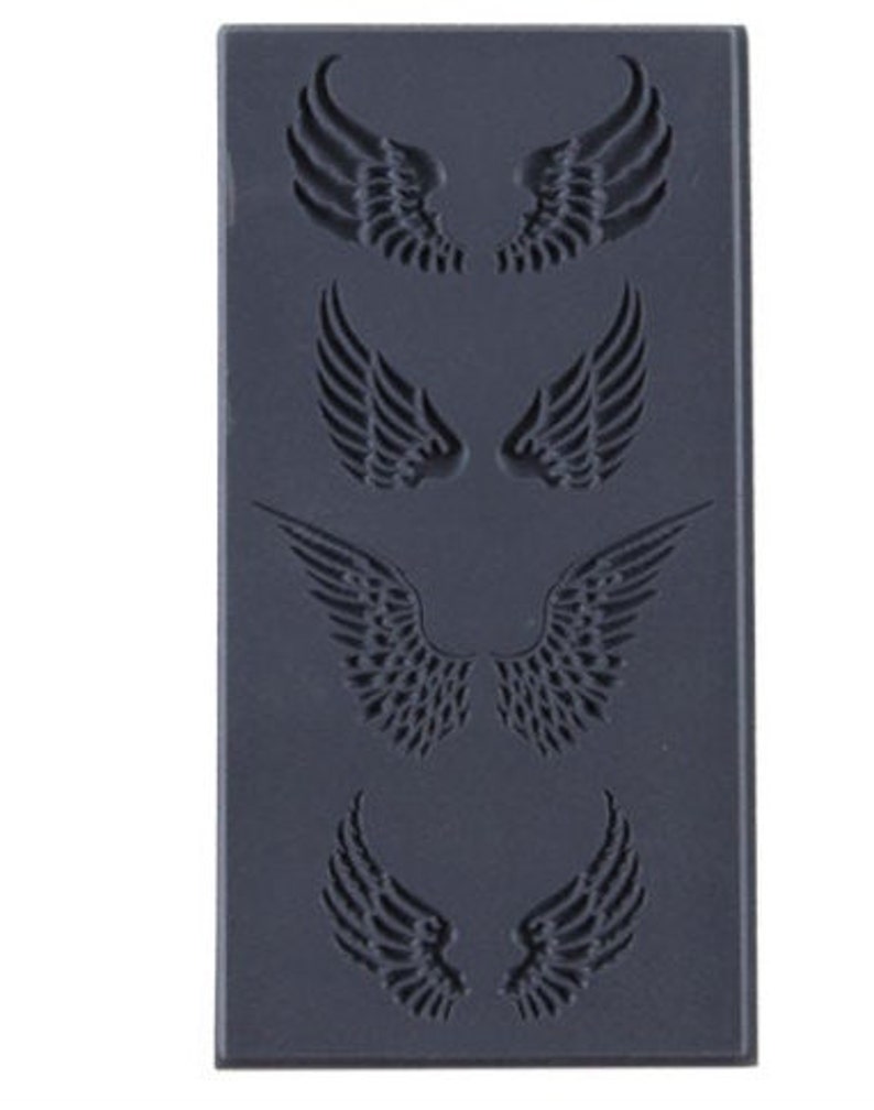 Texture Tile for Clay Texture - Angel Wings Embossed - Etsy
