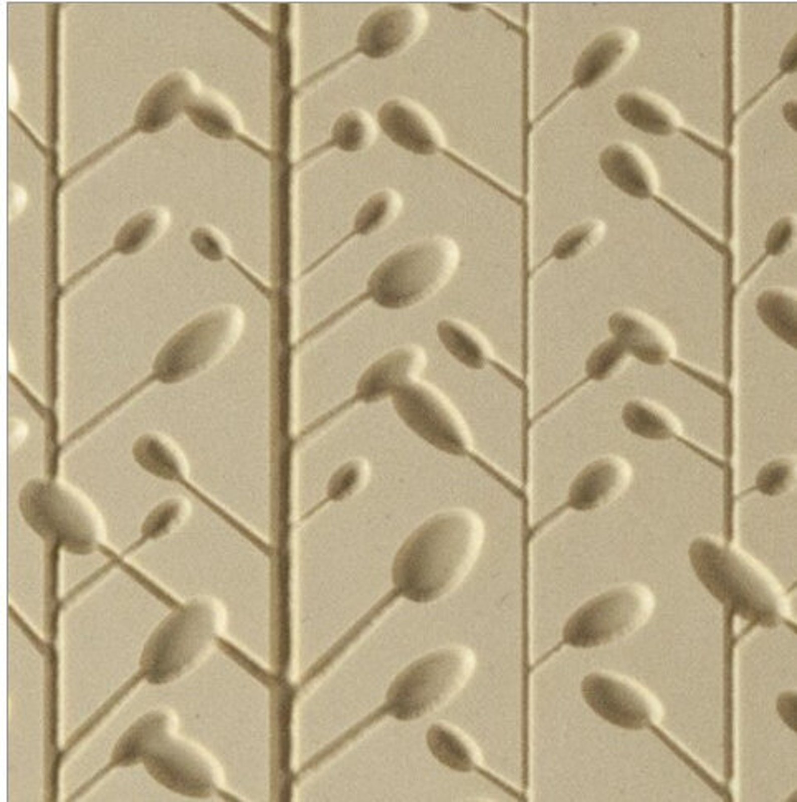 Texture Tile for Clay - Texture - Plum Tree Embossed - Etsy