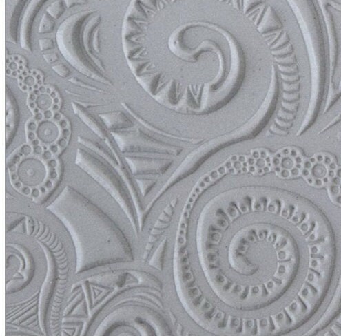 Texture Tile for Clay Texture Swirly Hearts - Etsy