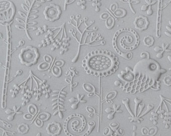 Texture Wall of Vines Embossed - Etsy