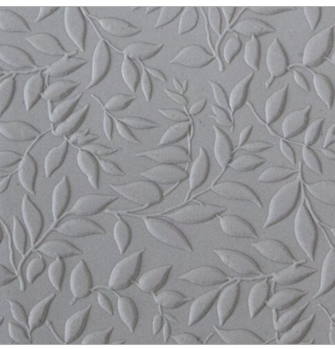 Mega Texture Tile - Simple Leaves Embossed - Etsy