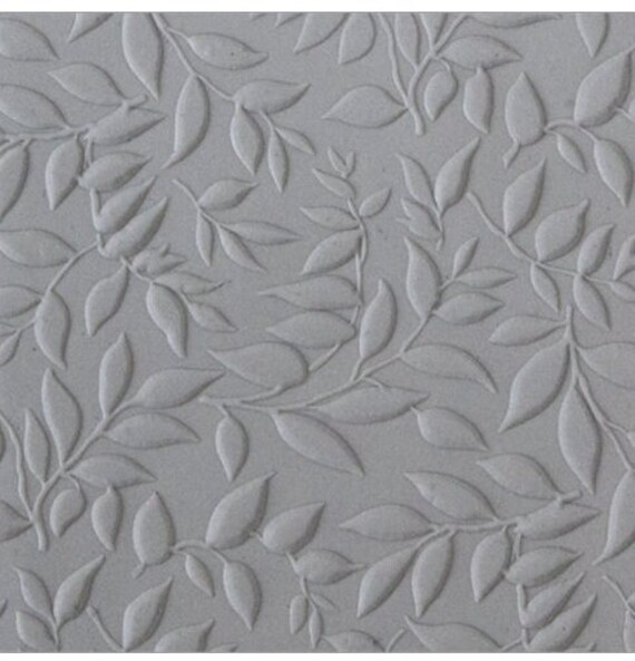 Mega Texture Tile Simple Leaves Embossed | Etsy