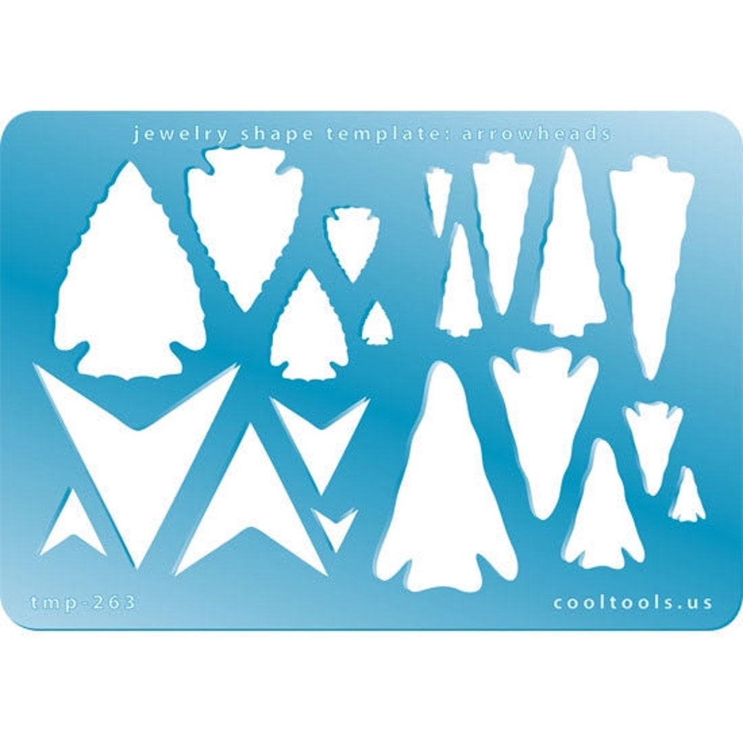 Jewelry Shape Template Arrowheads - Etsy