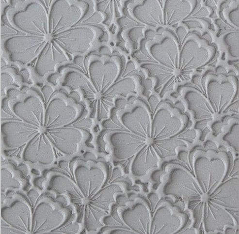 Mega Texture Tile Flowering Fields Embossed | Etsy