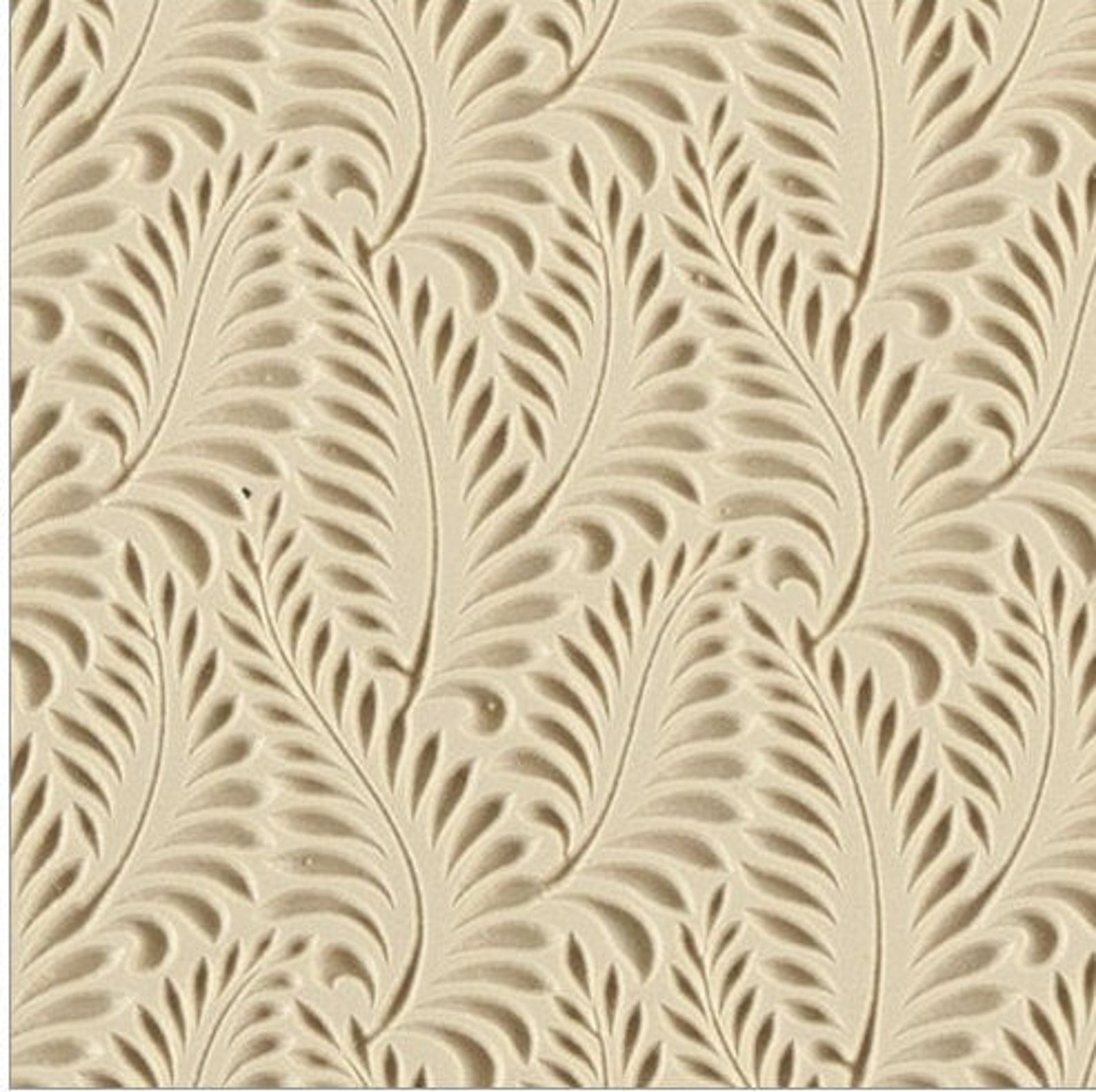 Mega Texture Tile Crown Fern Embossed | Etsy