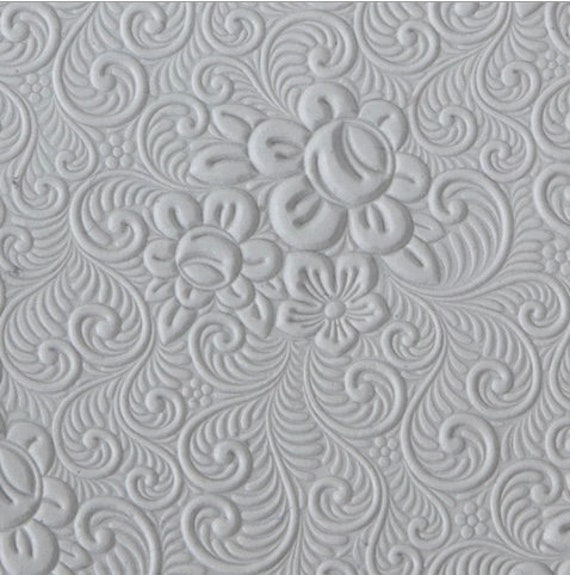 Texture Tile for Clay Texture Roses and Swirls - Etsy