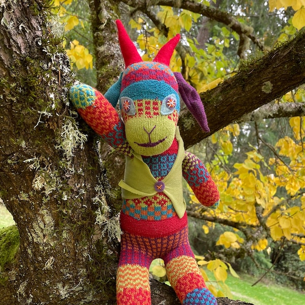 Stuffed Goat - Etsy
