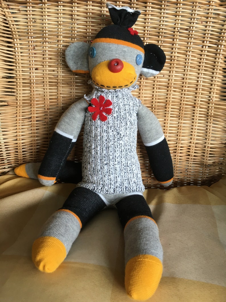 CUSTOM Monkey Sock Animal these Are Samples Only Created Especially for ...
