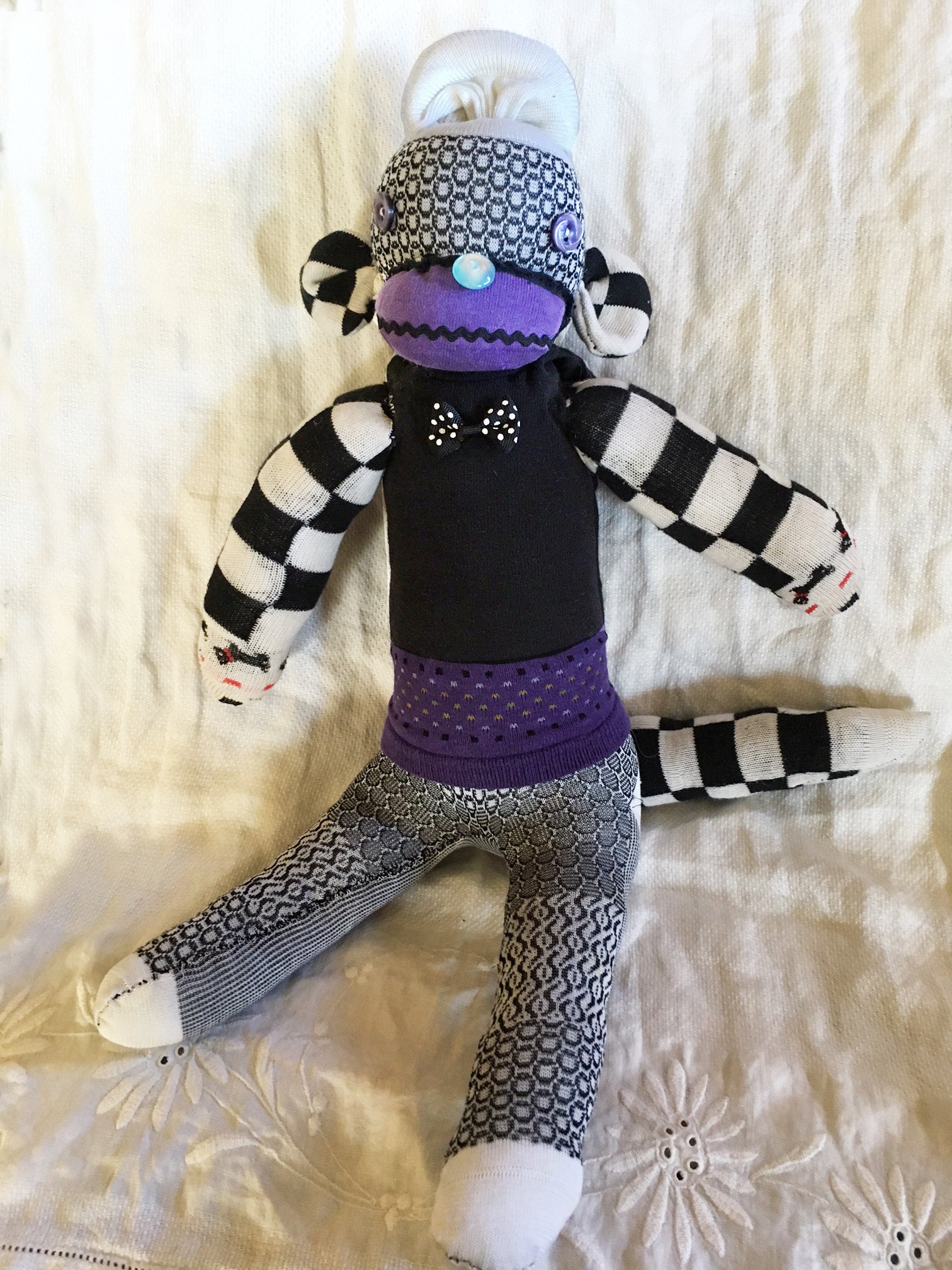 CUSTOM Monkey Sock Animal these Are Samples Only Created Especially for ...