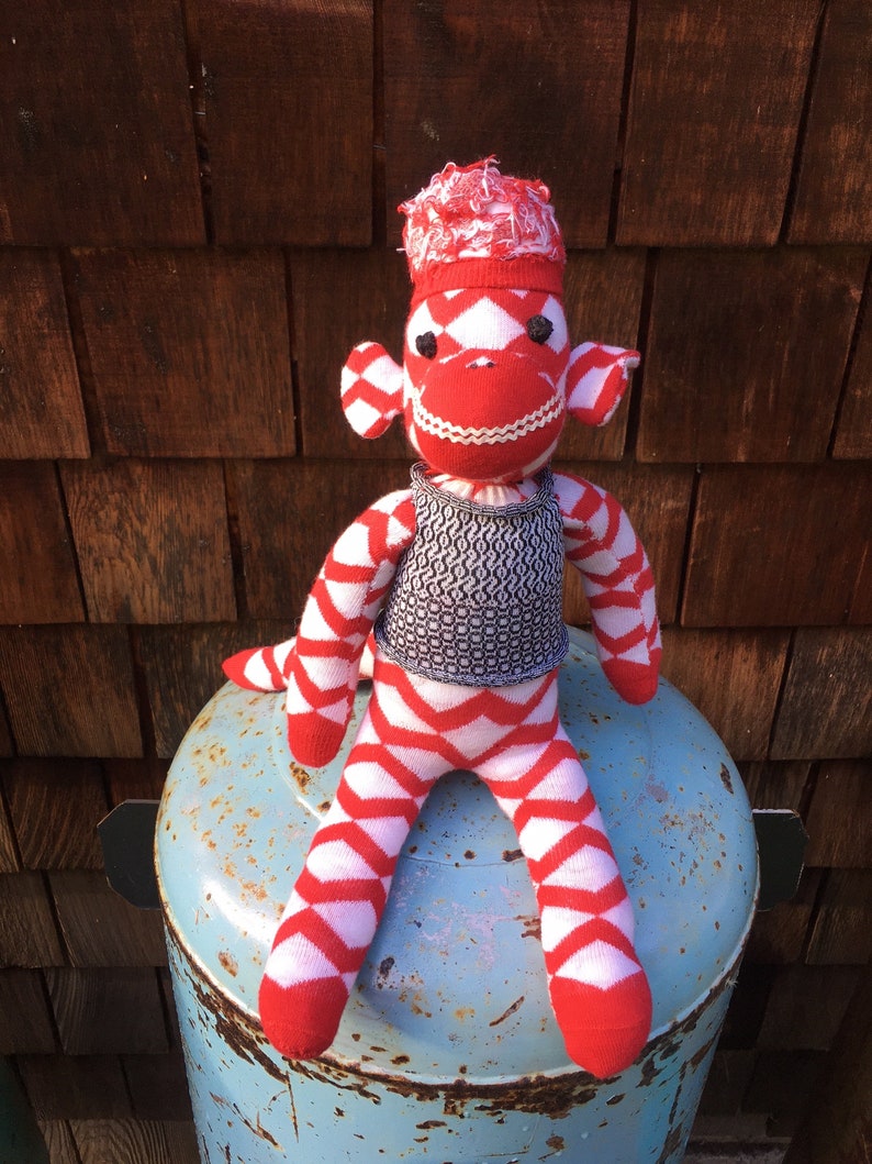 CUSTOM Monkey Sock Animal - (these Are Samples Only) Created Especially ...