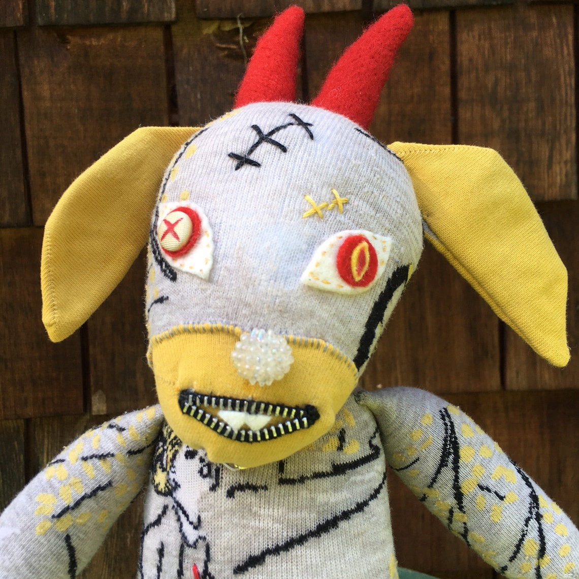 CUSTOM Sock Goat (these Are Samples Only) Hand Sewn Hand Crafted ...