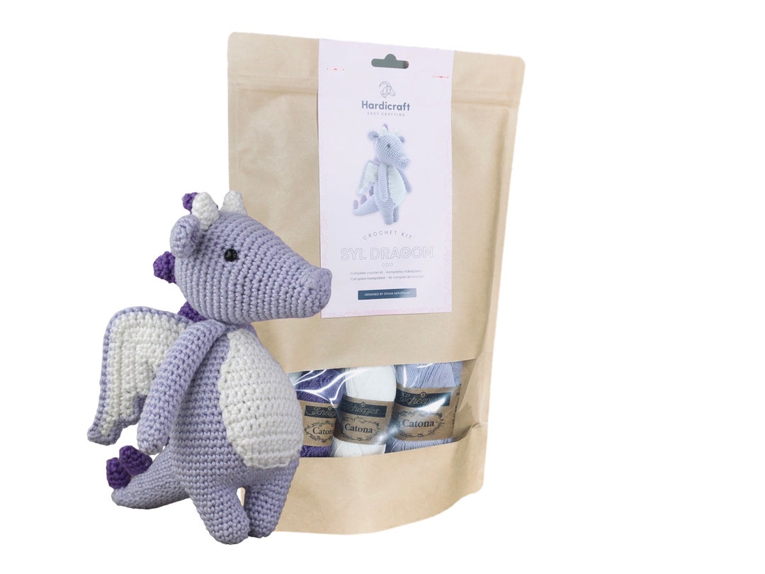 Dragon Crochet Kit - Dragon - Crochet Kit - Crochet Toddler Gift ...