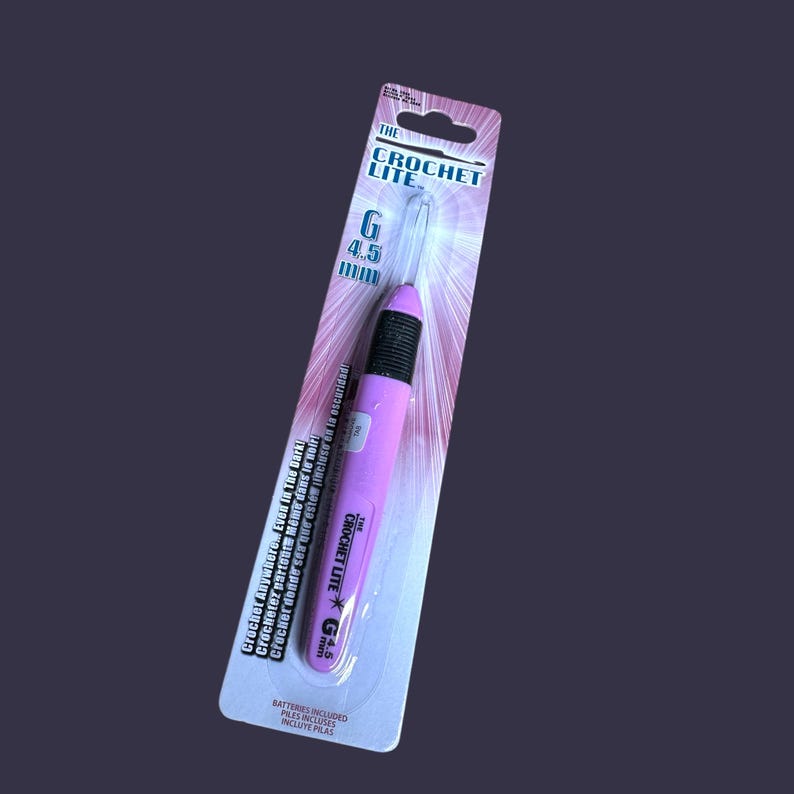 Crochet Lite Hook Set: 9 Battery Powered LED Hooks (2.5mm - 6.5mm) - Etsy