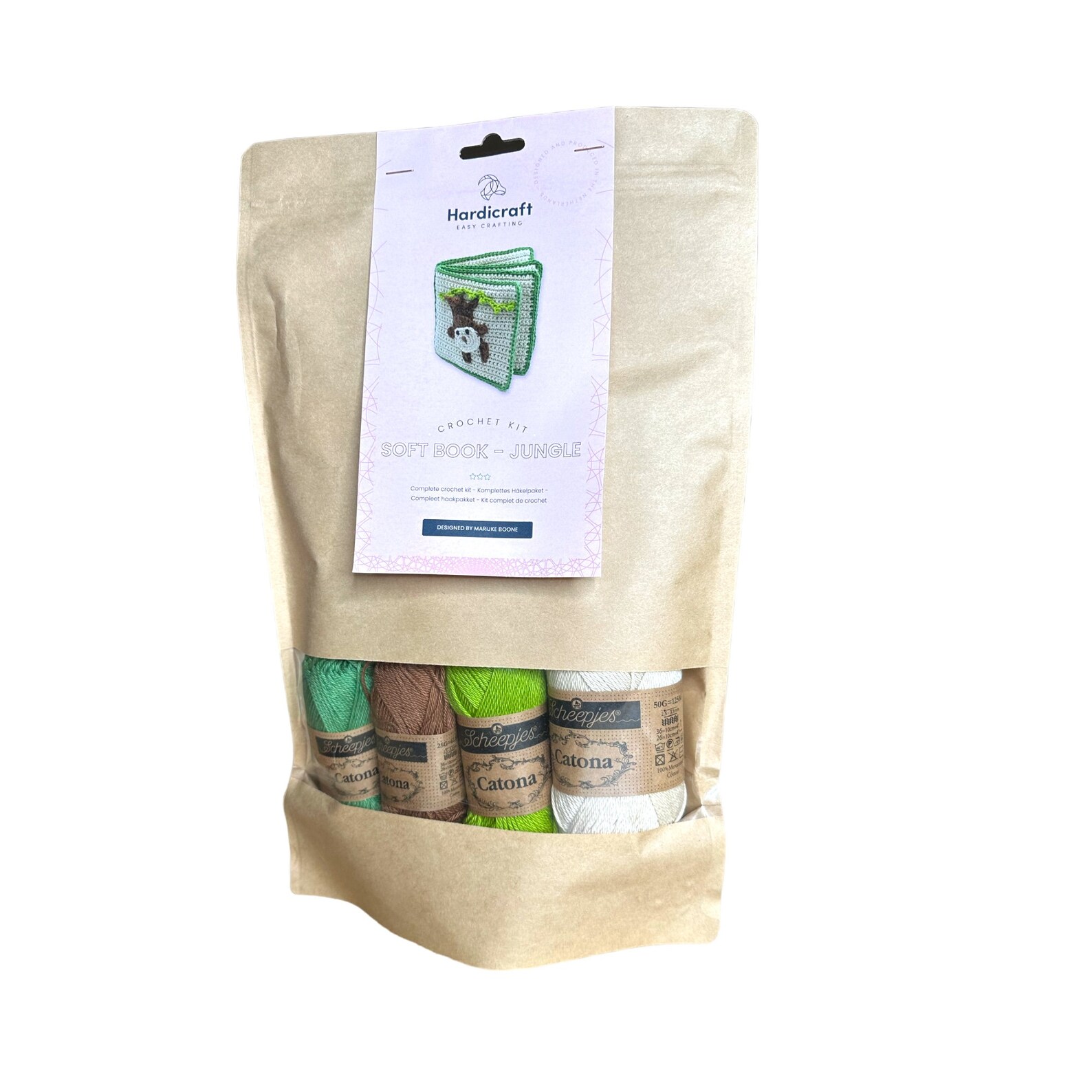 Crochet Soft Book Kit for Baby DIY Crochet Kit for Baby Shower Gift ...