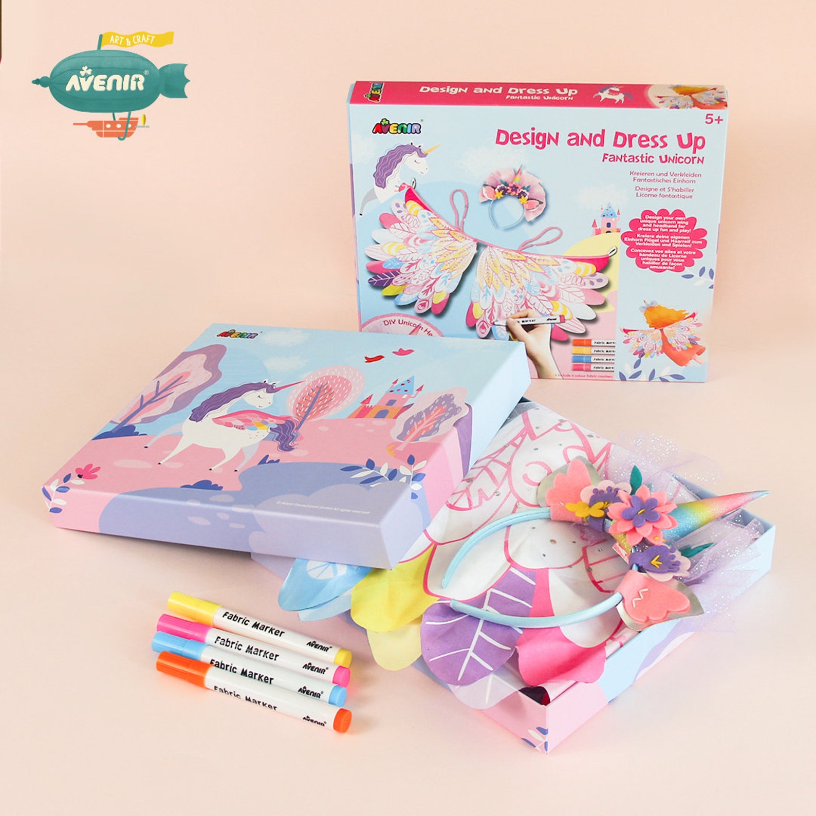 DIY Kit for Unicorn Dress up - DIY Unicorn Kit - Craft Kit for Kids ...