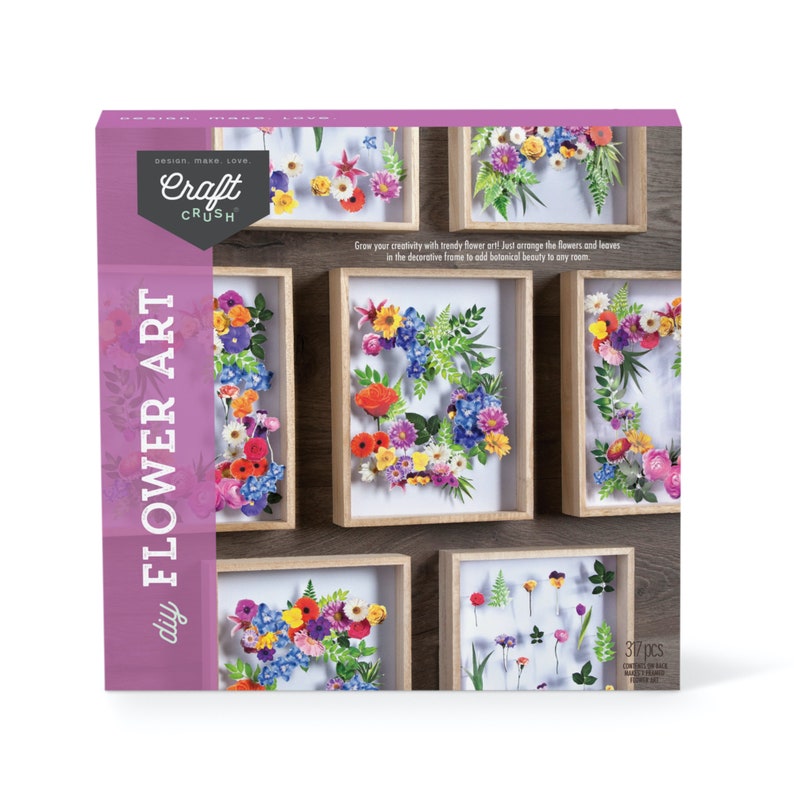 DIY Flower Art Kit Make Your Own Flower Display DIY Flower - Etsy