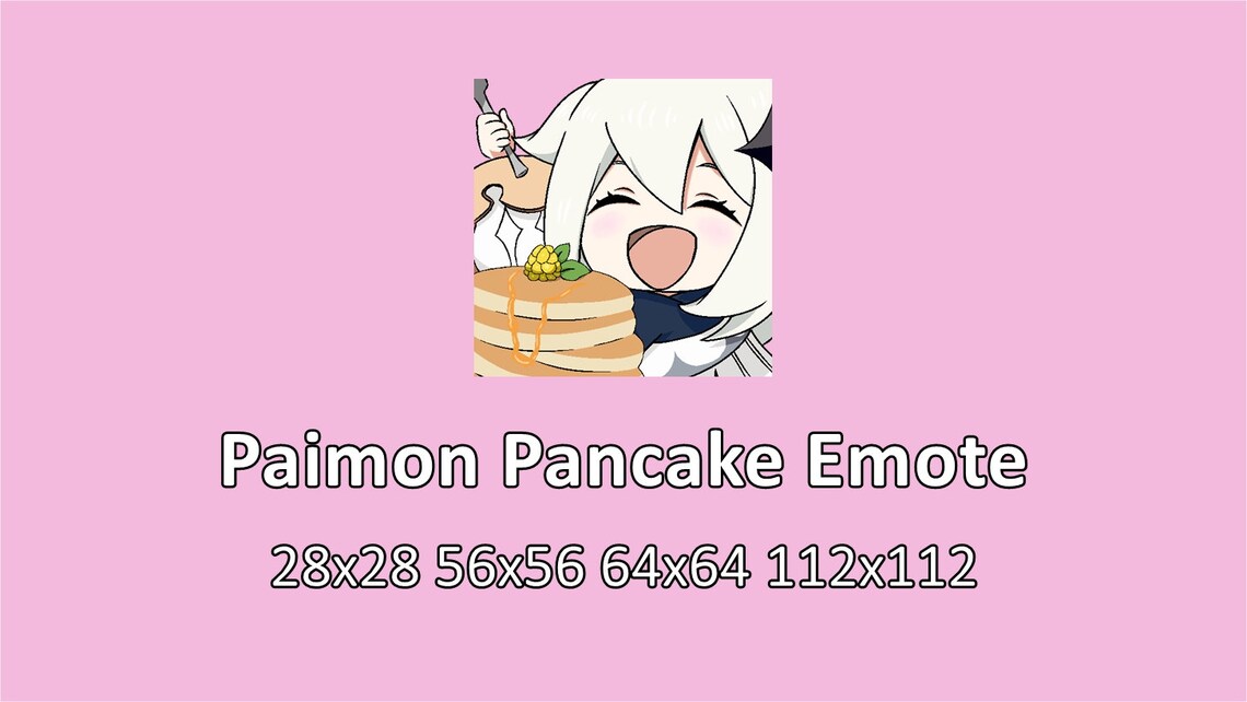 Paimon Pancake Emote for Discord and Twitch | Etsy