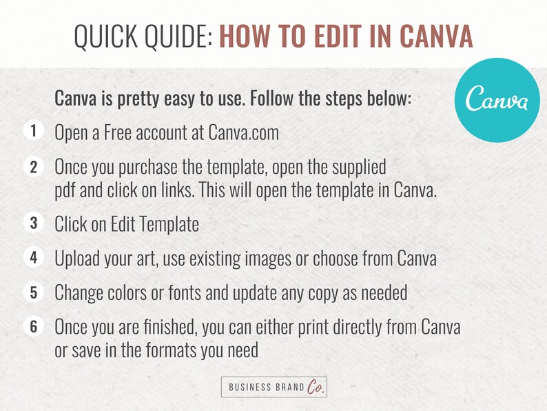Business Presentation Canva Template - Etsy
