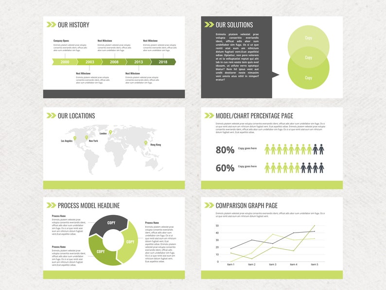 Business Presentation Canva Template - Etsy