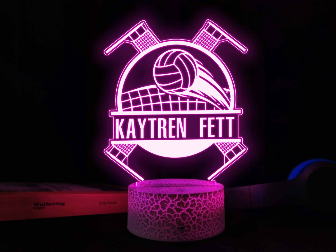 Volleyball Night Lights, Volleyball Room Lamps, Personalised Gifts ...