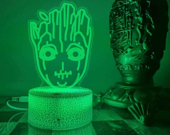 Groot Night Light - Etsy