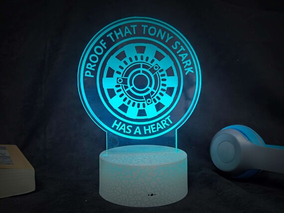 Tony Stark Night Light Home & Living Night Lights etna.com.pe