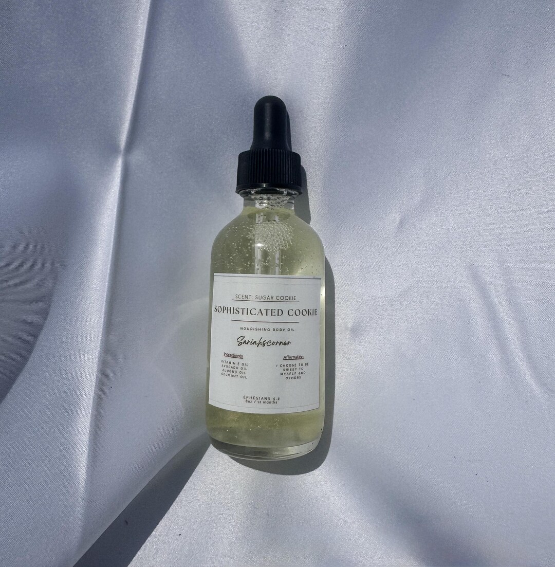 Sophisticated Cookie Oil// Sweet Oil// Sugar Cookie Scented Oil// Body ...
