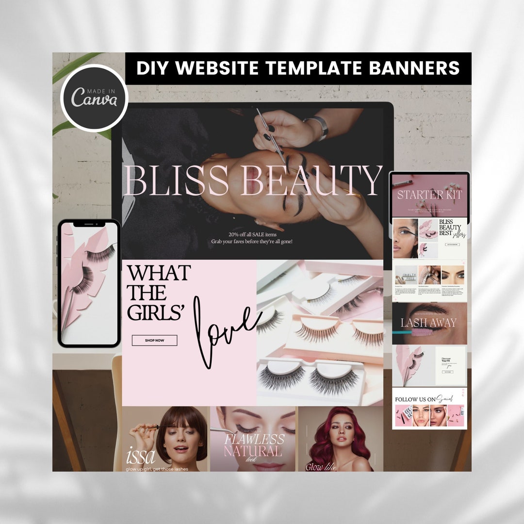 Pre-made Banner Website Templates | Step-by-step Guide | Designed for ...