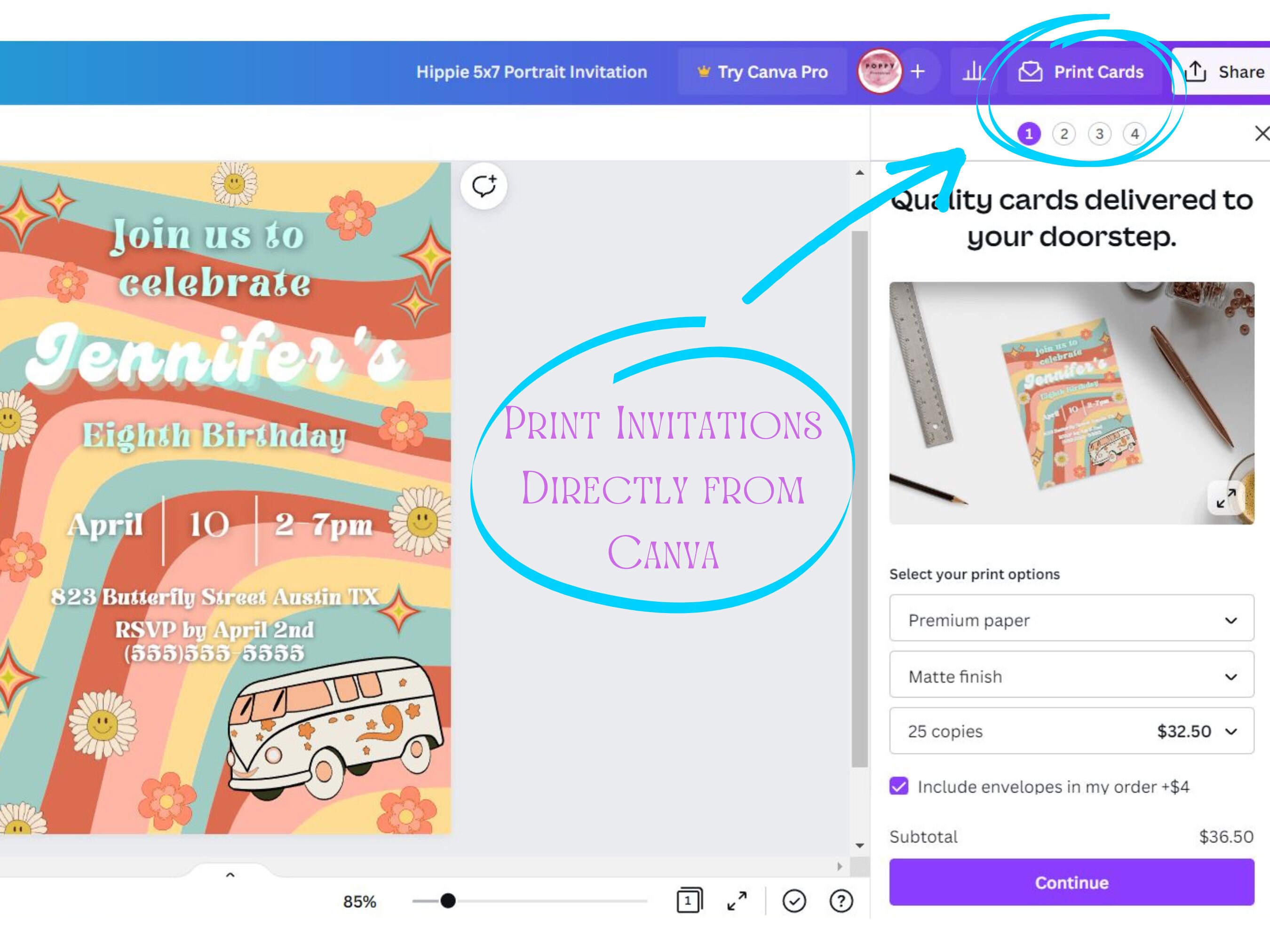 Groovy Birthday Invitation, Hippie Birthday Invitation, Retro Groovy ...