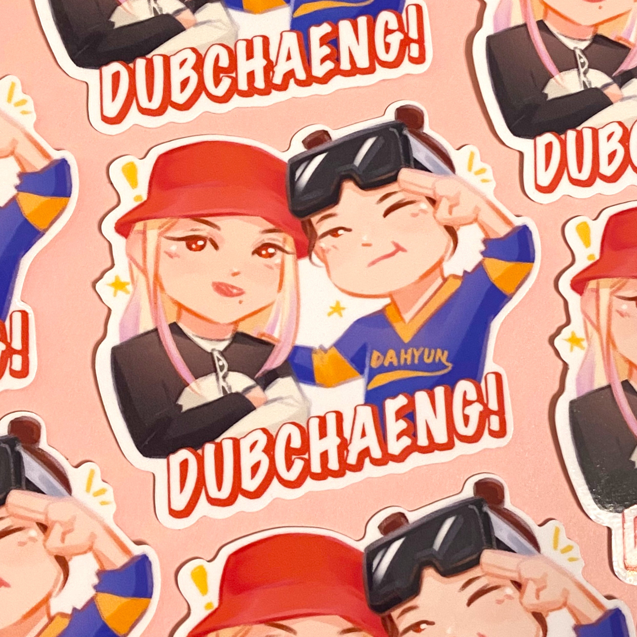 Twice Dubchaeng Dahyun & Chaeyoung Sticker - Etsy