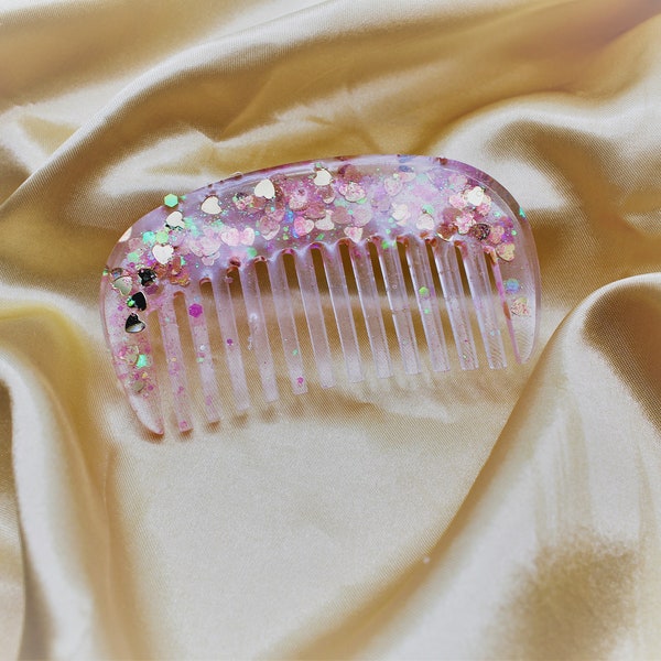 Pink Hair Comb - Etsy