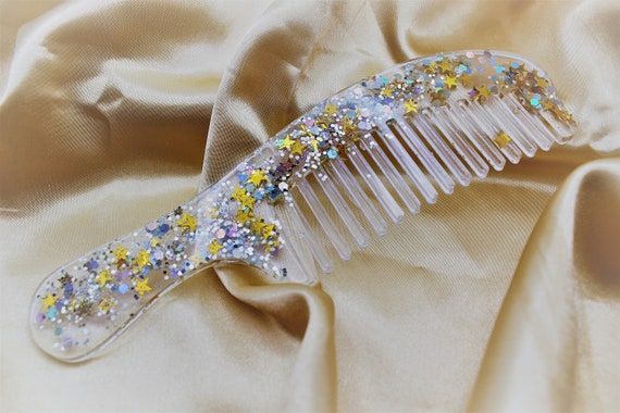 Large Glittery Resin Comb Sculpture Art Objects Art & Collectibles etna ...