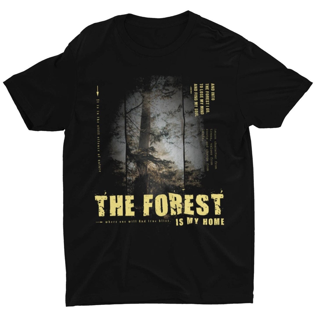 Forestcore Forest T-shirt Aesthetic Forestcore Art the Forest is My ...