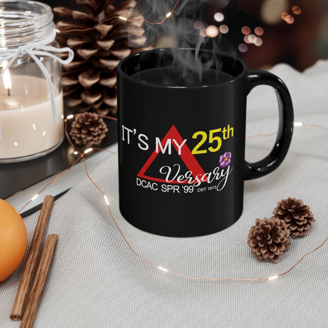 Deltaversary Mug, Personalized Black 11oz Mug - Etsy