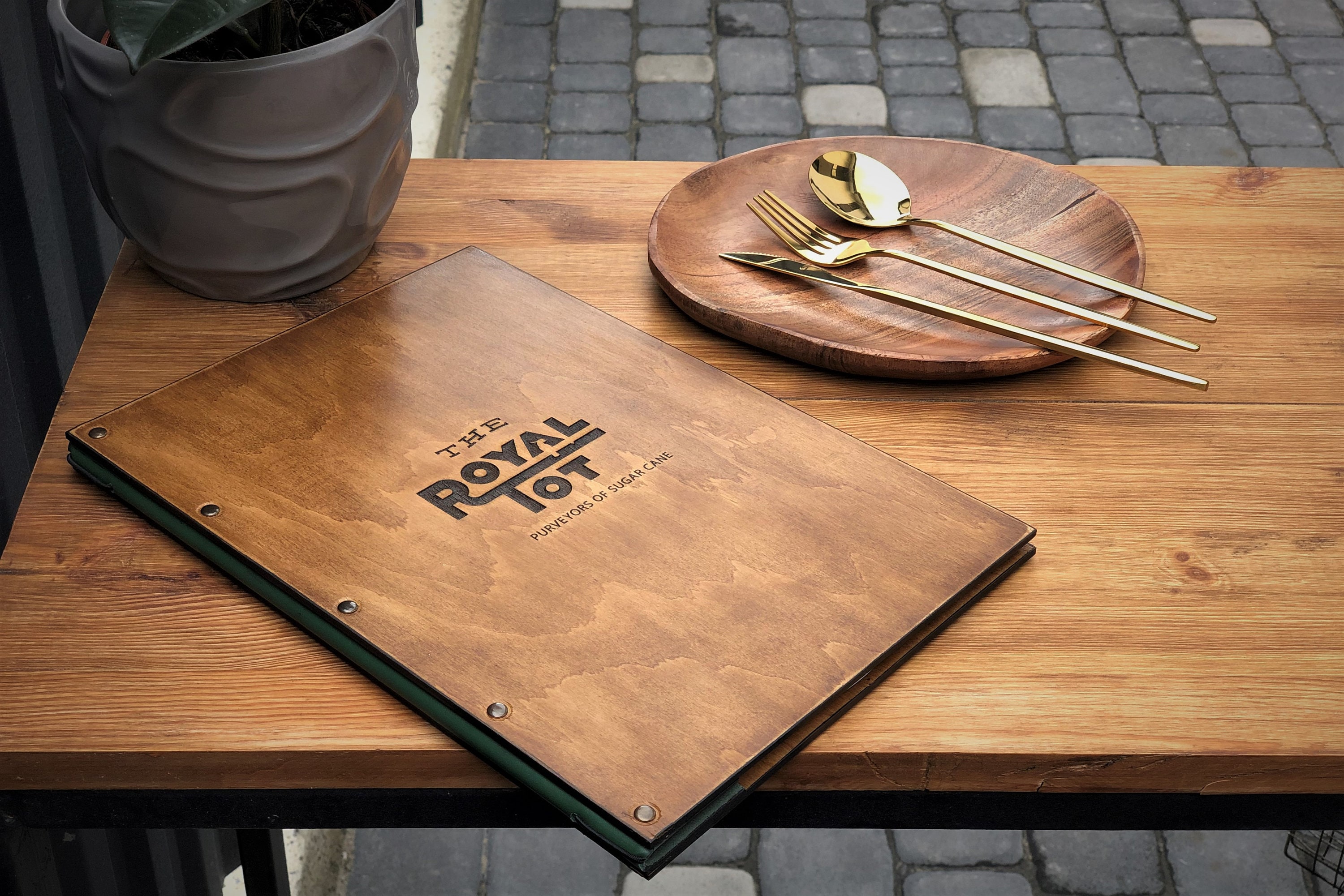 Menu Folder Leather Menu A4 A5 Leather Menu Cover Custom - Etsy