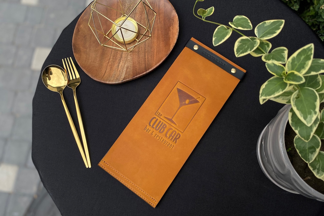 Menu-folder for Wine List, Menu Holder, Restaurant Menu Folder, Menu ...