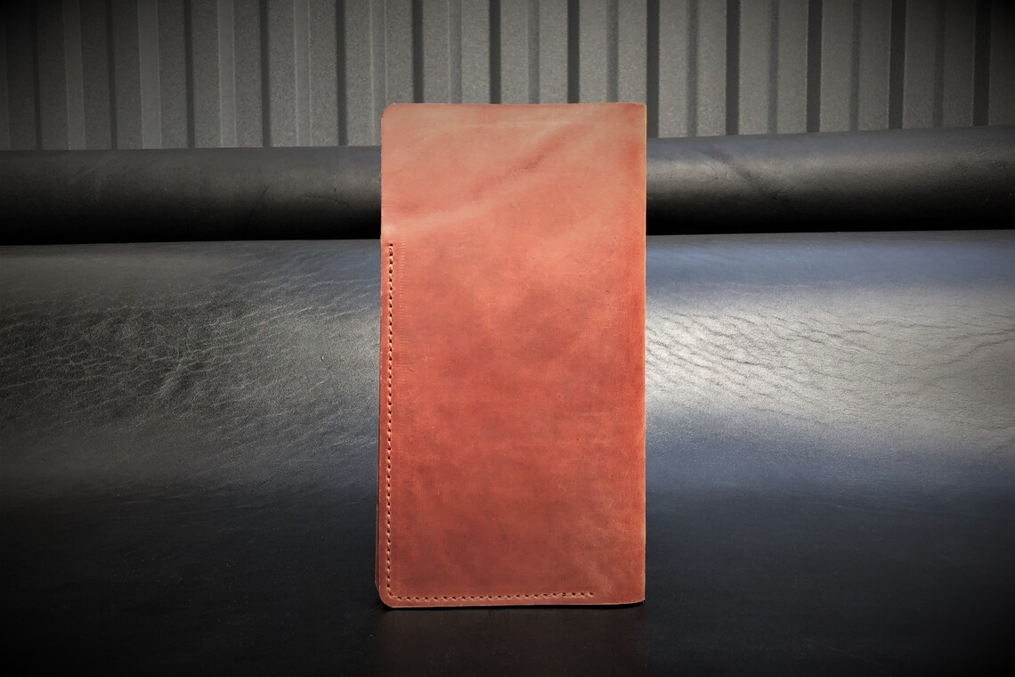Leather Bill Holder Leather Check Holder Leather Check - Etsy