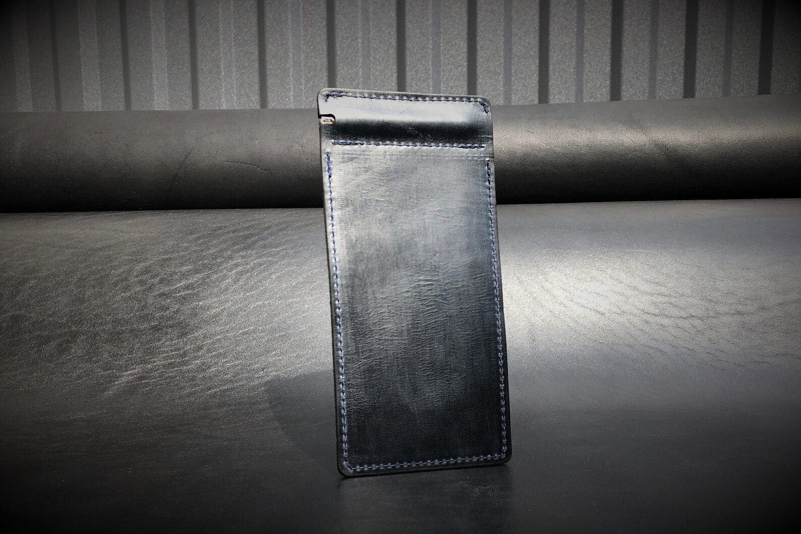 Leather Bill Holder Leather Check Holder Leather Check - Etsy