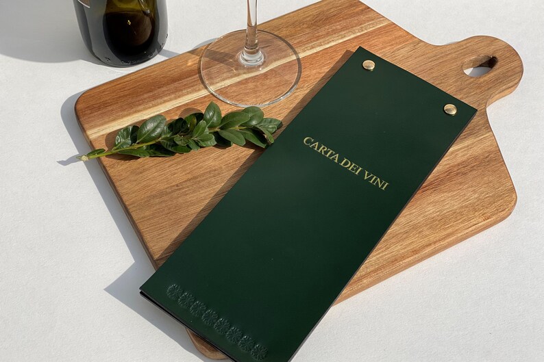 Menu-folder for Wine List Menu Holder Restaurant Menu - Etsy