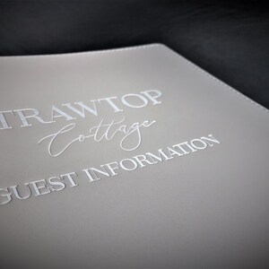 Leather Menu A4 A5 With Ring Binder Mechanism Menu Holder With - Etsy