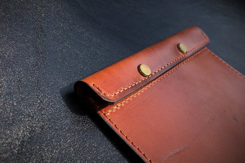 Leather Menu Holder A5 Menu Cover With Embossing Restaurant - Etsy