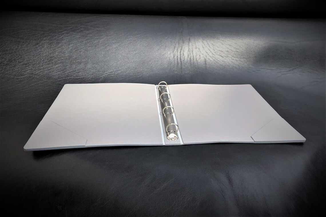 Leather Menu A4 A5 With Ring Binder Mechanism Menu Holder With - Etsy