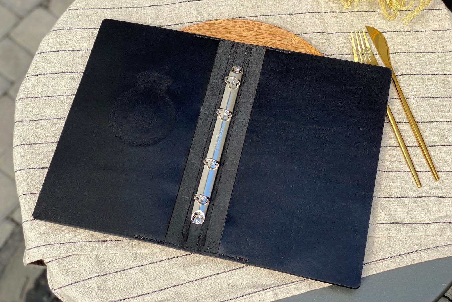 Leather Menu Folder Leather Menu A5 A4 Leather Menu Cover - Etsy