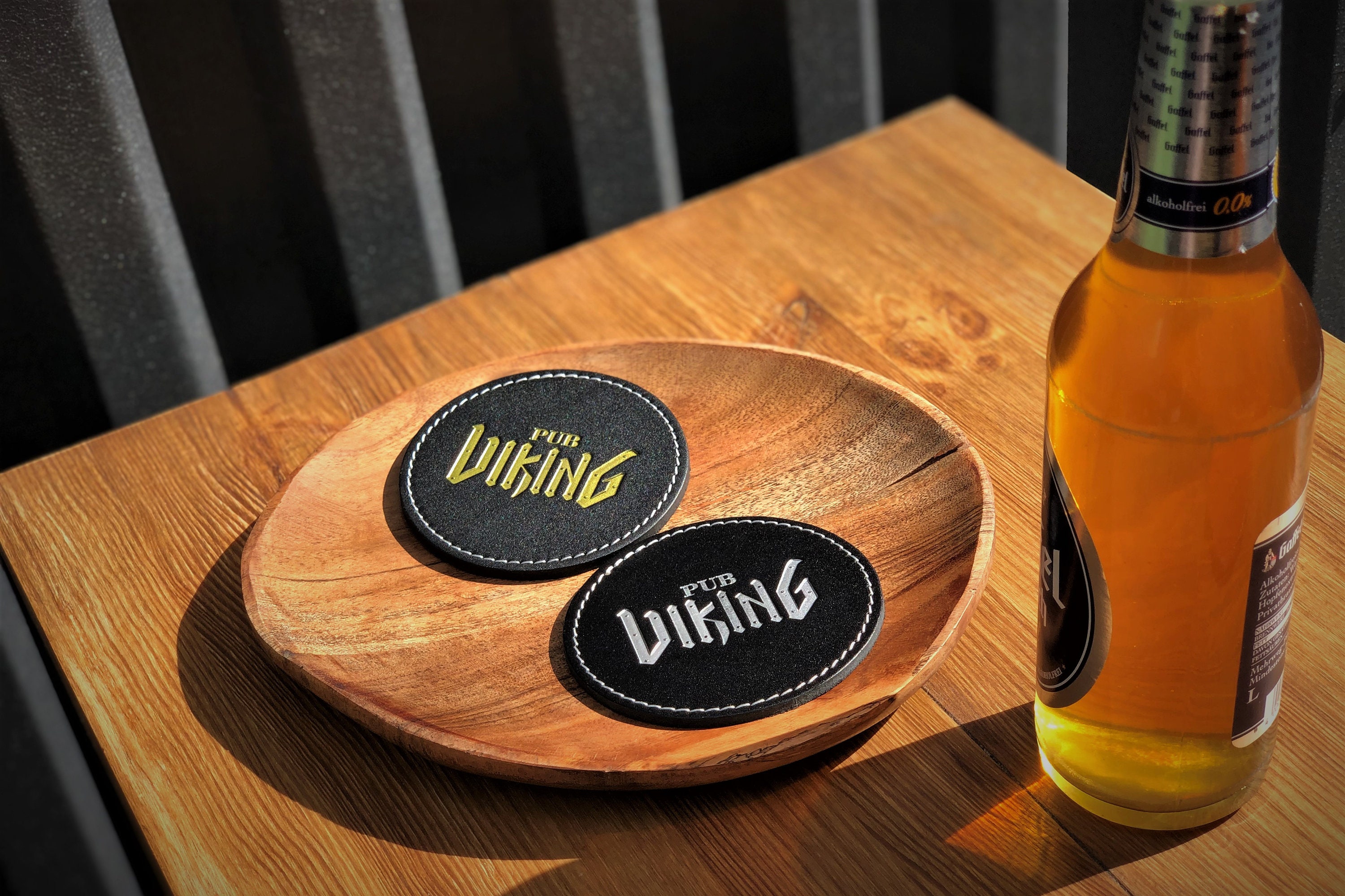 Leather Circle Costers. Pub Costers Personalization - Etsy