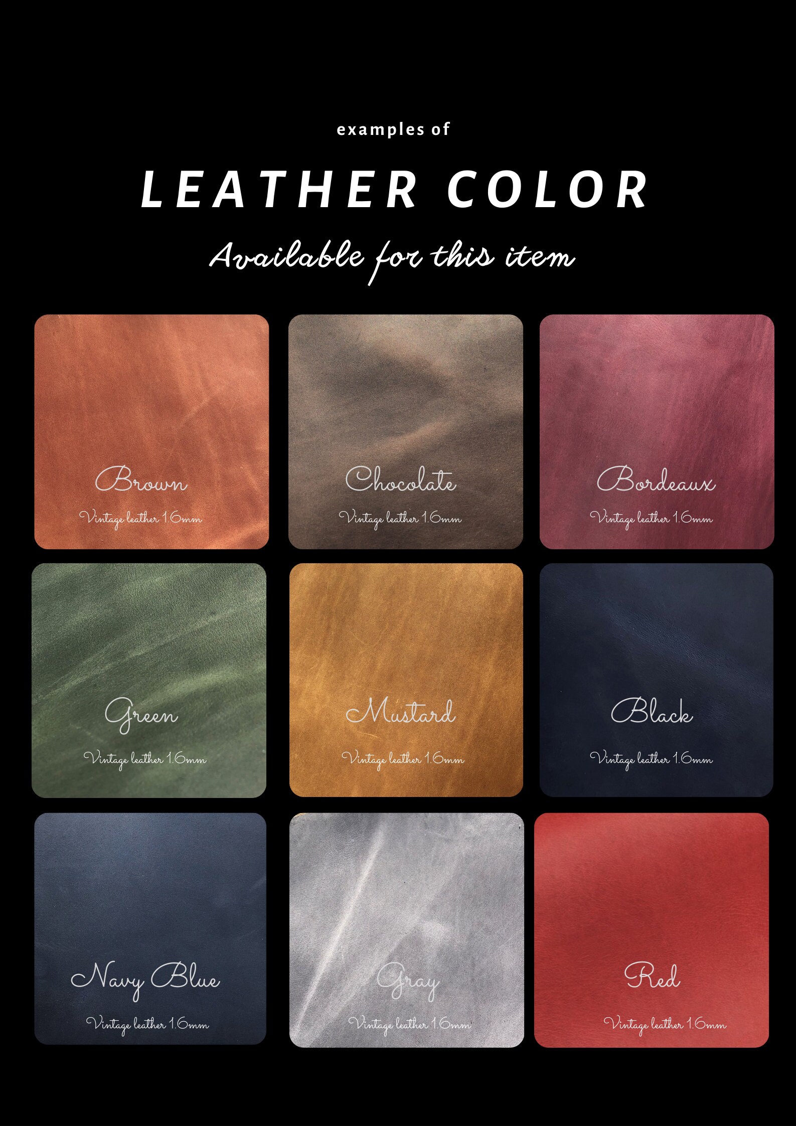 Leather Menu Folder Leather Menu A5 A4 Leather Menu Cover - Etsy