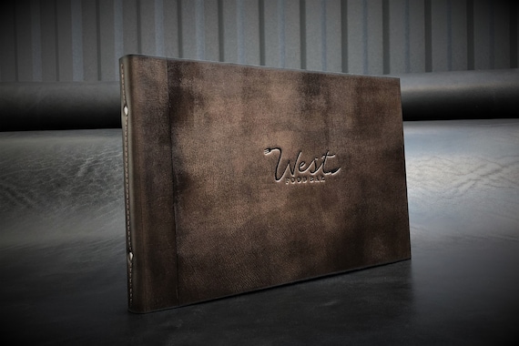 Leather Menu A4 A5 With Ring Binder Mechanism Leather Menu | Etsy UK