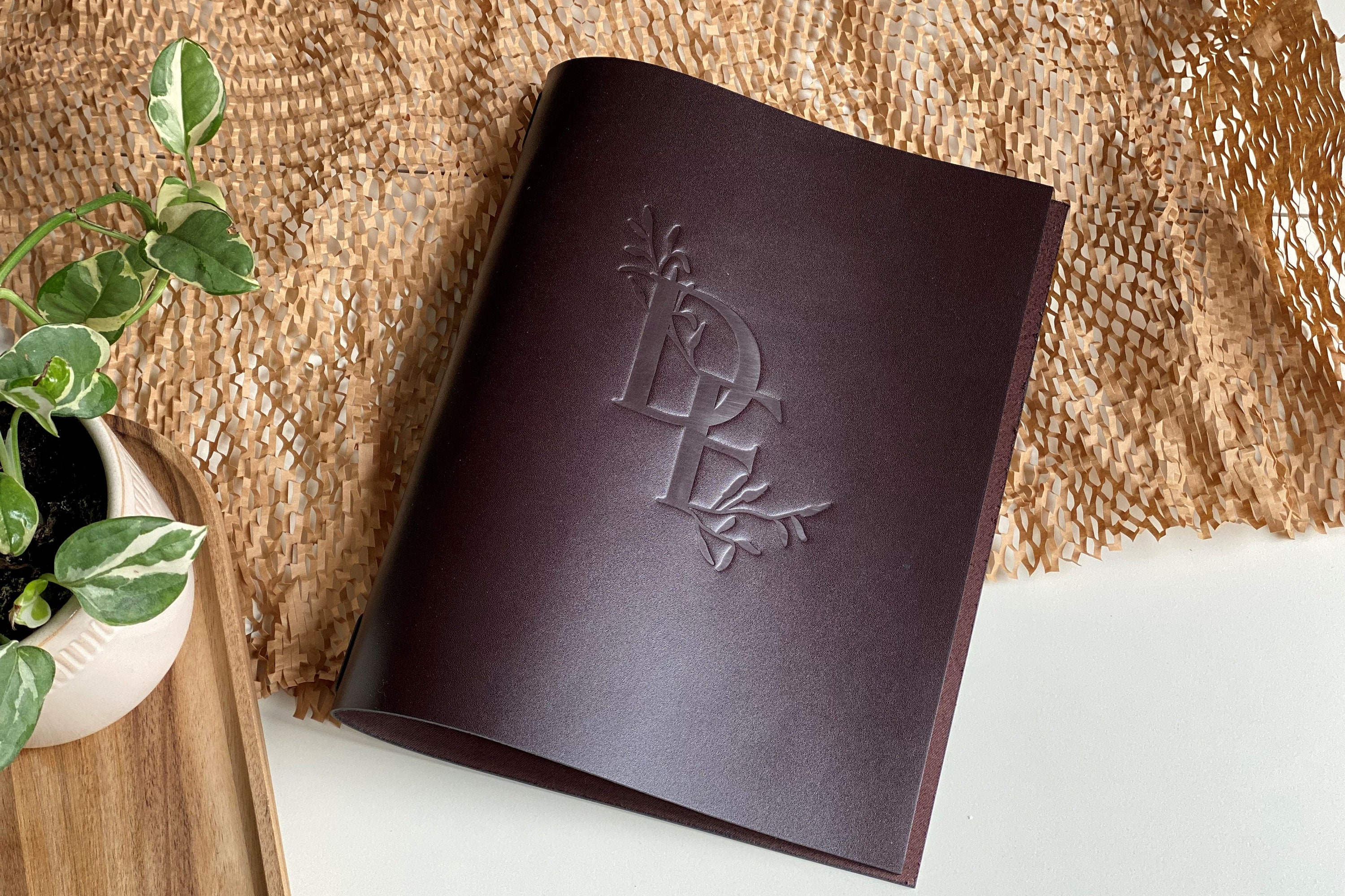 Leather Menu A4 Menu Holder With Embosing Restaurant Menu - Etsy