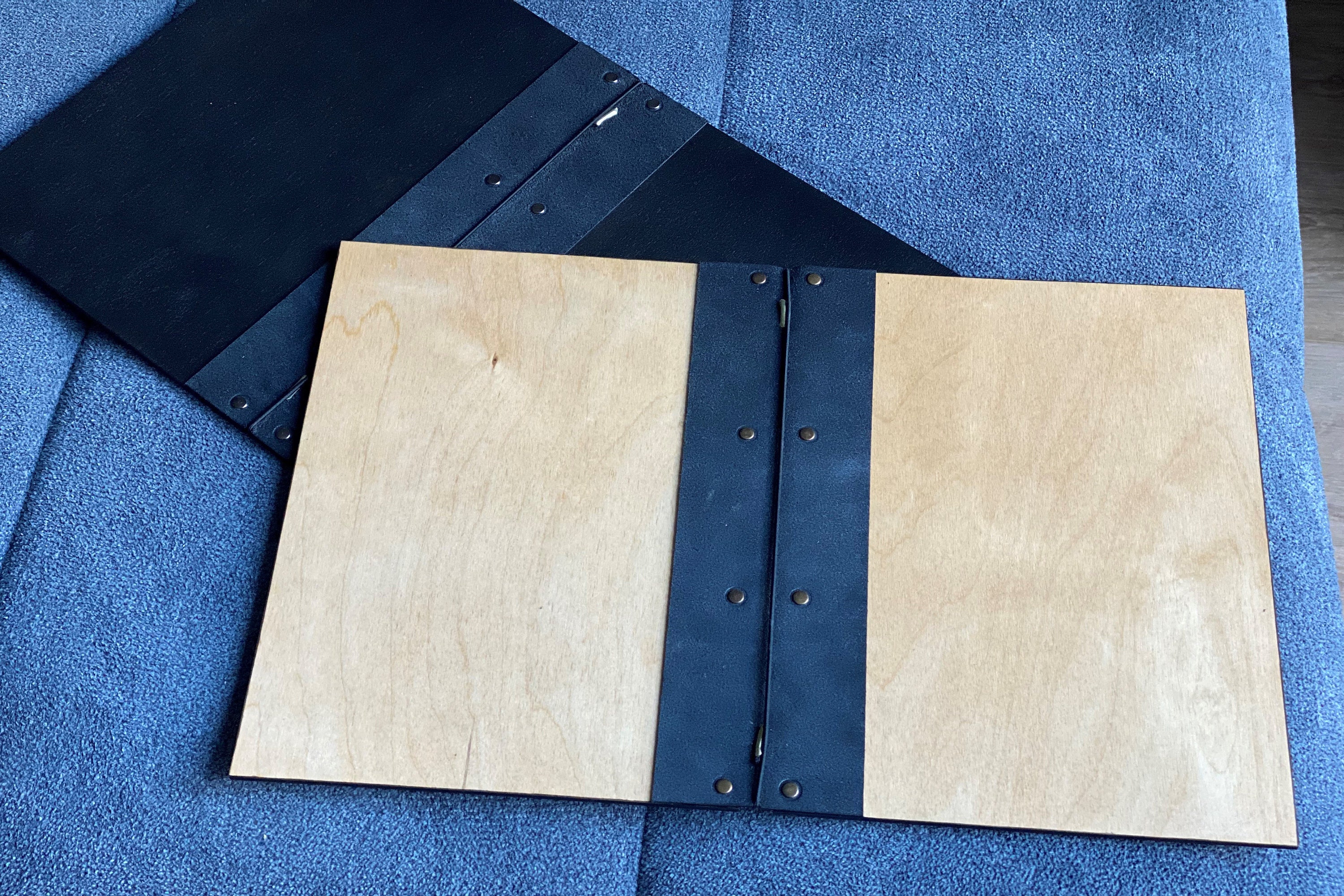 Menu Folder Leather Menu A4 A5 Leather Menu Cover Custom - Etsy