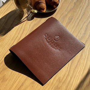 Embossed Leather Menu Holder: Restaurant Menu Cover, A4/A5 - Etsy